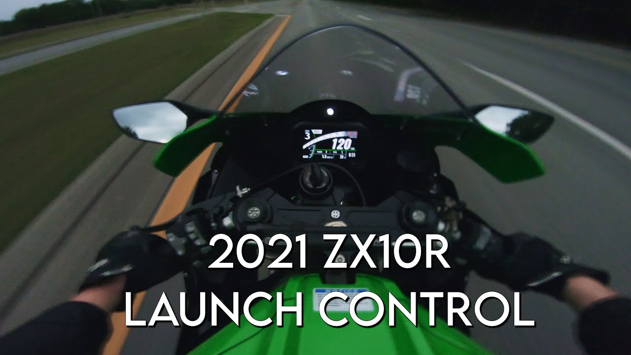 2021 ZX10R LAUNCH CONTROL - YouTube