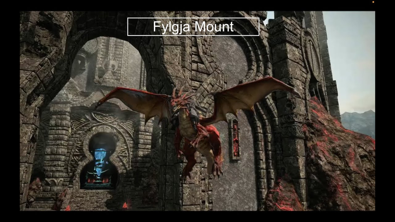 Final Fantasy XIV - Fylgja Mount - YouTube