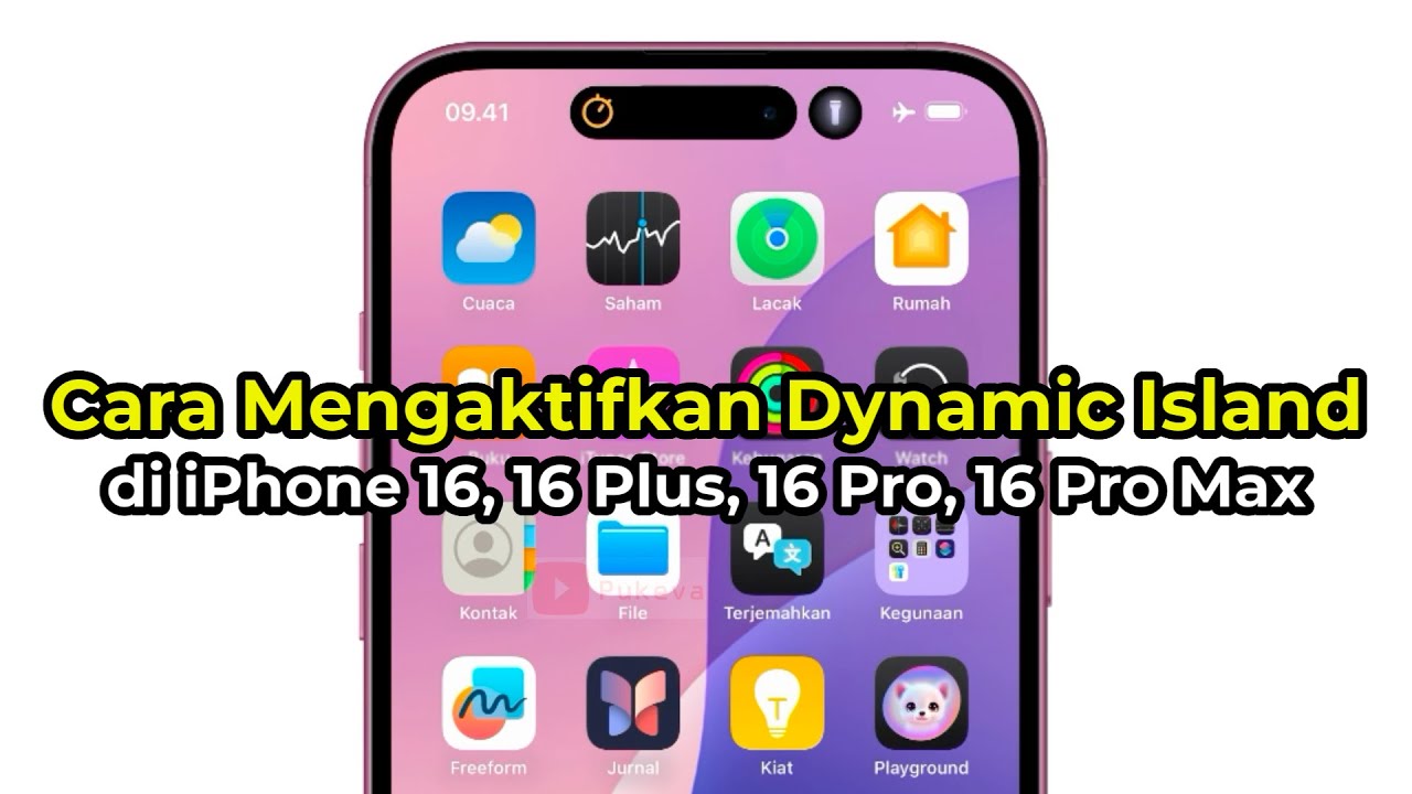 Cara Mengaktifkan Dynamic Island di iPhone 16, 16 Plus, 16 Pro, 16 Pro ...