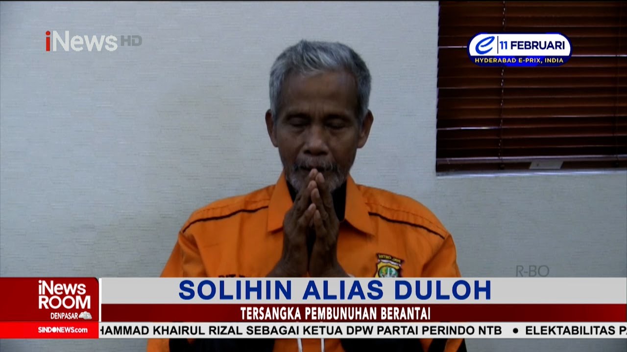 Tersangka Solihin Alias Duloh Mengaku Tergiur Iming-iming Uang Rp500jt ...