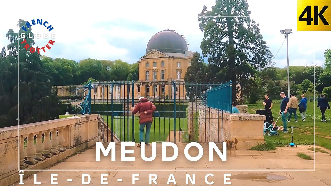 ᴘᴀʀɪꜱ ᴅᴀʏ ᴛʀɪᴘ 🇫🇷 MEUDON Calm French City Promenade 4k Town Hall Paris ...