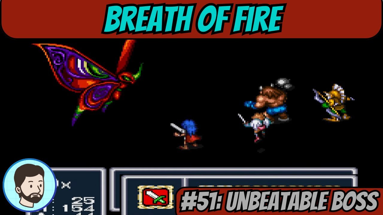 Breath of Fire (Super Nintendo) - Part 51: Unbeatable Boss - YouTube