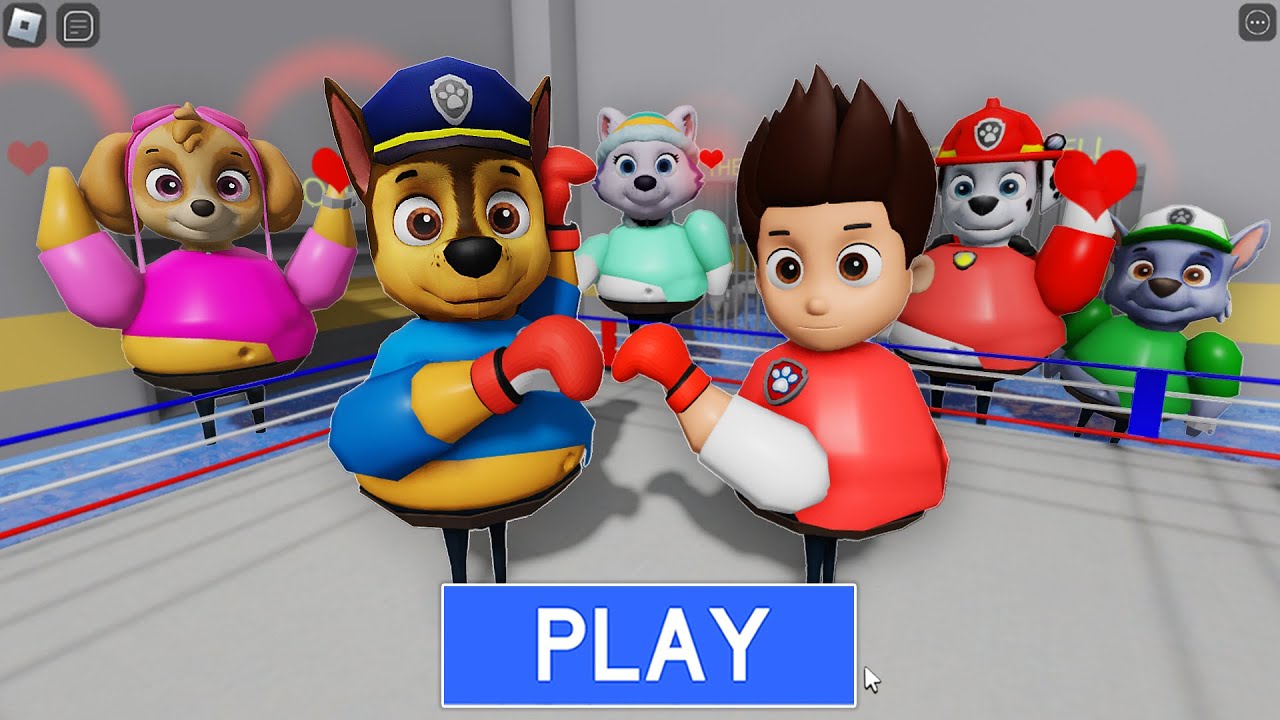 PAW PATROL BOXER! BARRY'S PRISON RUN! And BECOME PAW PATROL, BARRY COP ...