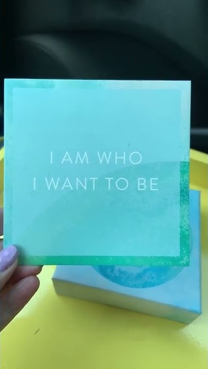 Positive Affirmation- I AM WHO I WANT TO BE - YouTube