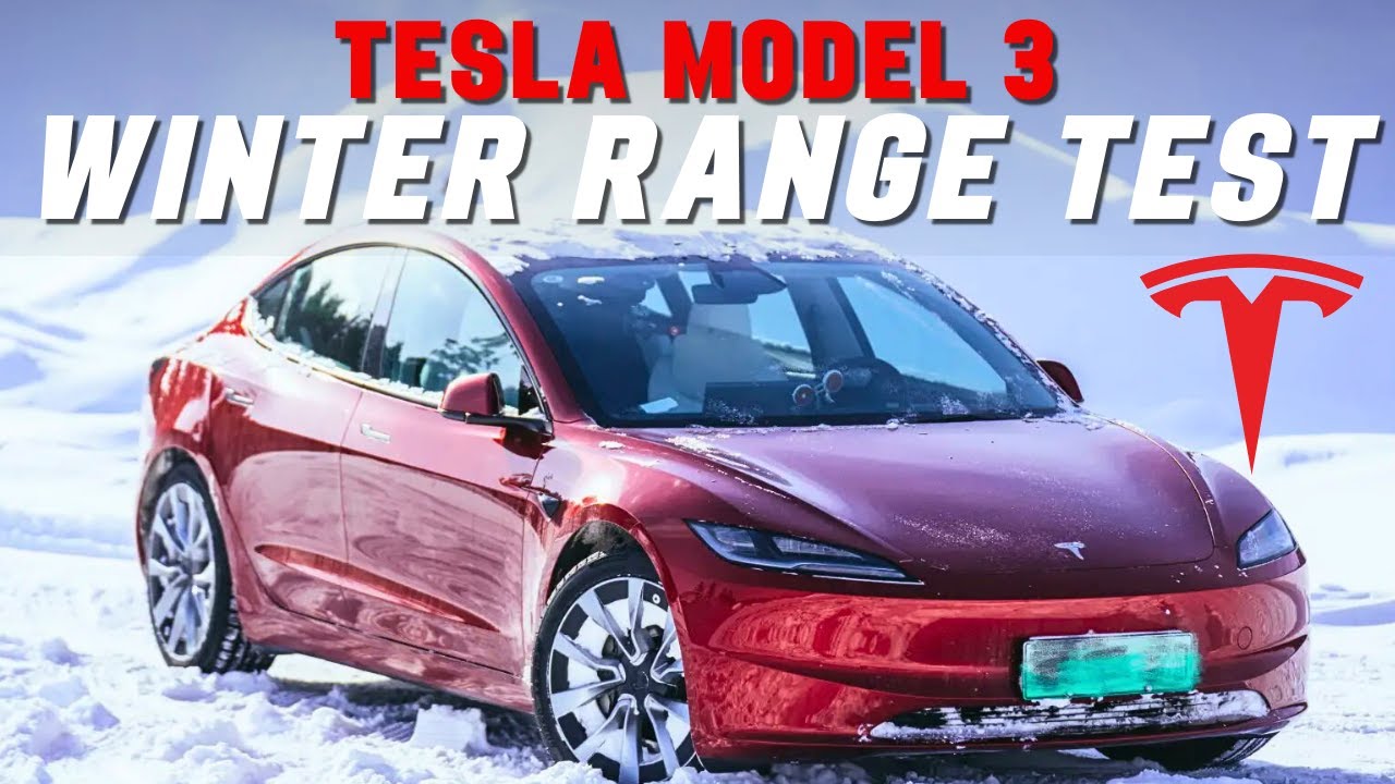 Tesla Model 3 Winter Range Test Inside News: Updated Redesign in Q1 ...