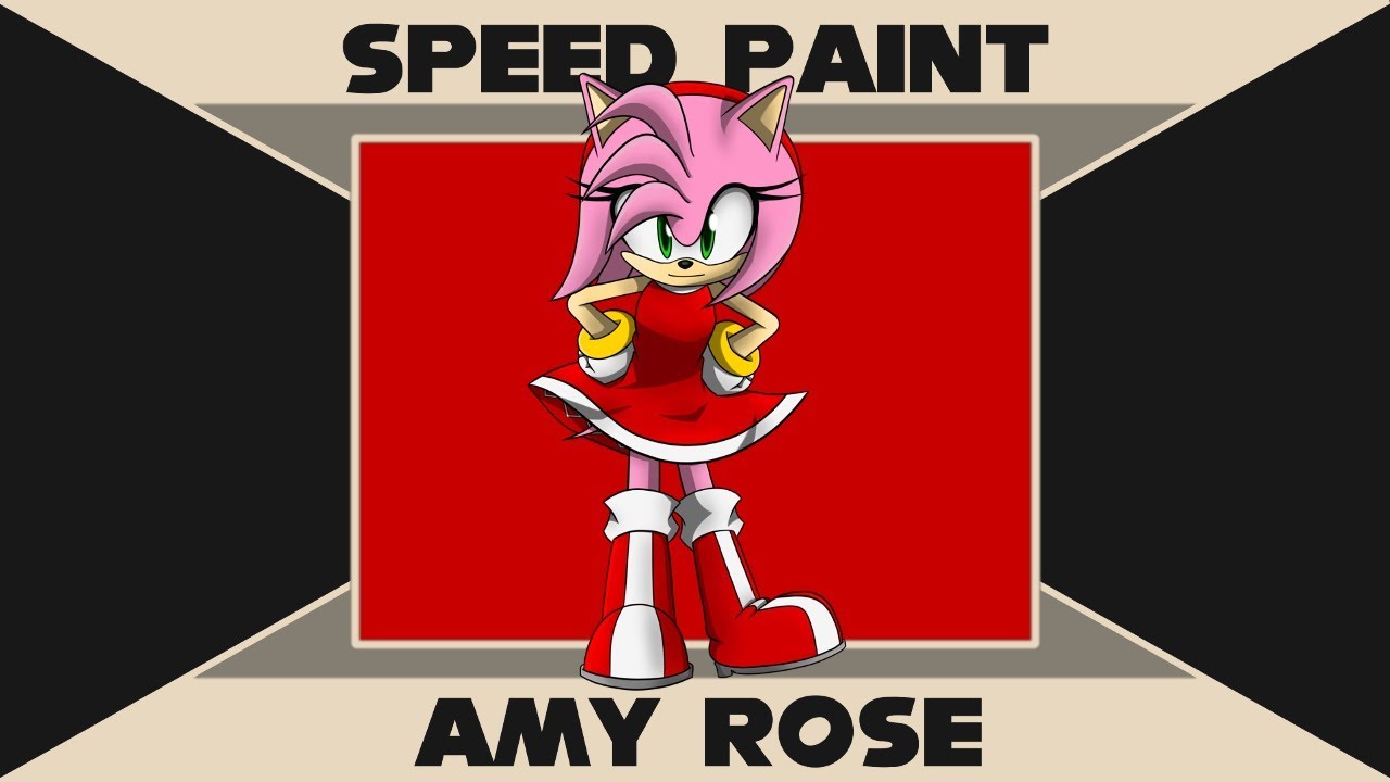 Amy Rose - Speedpaint - YouTube
