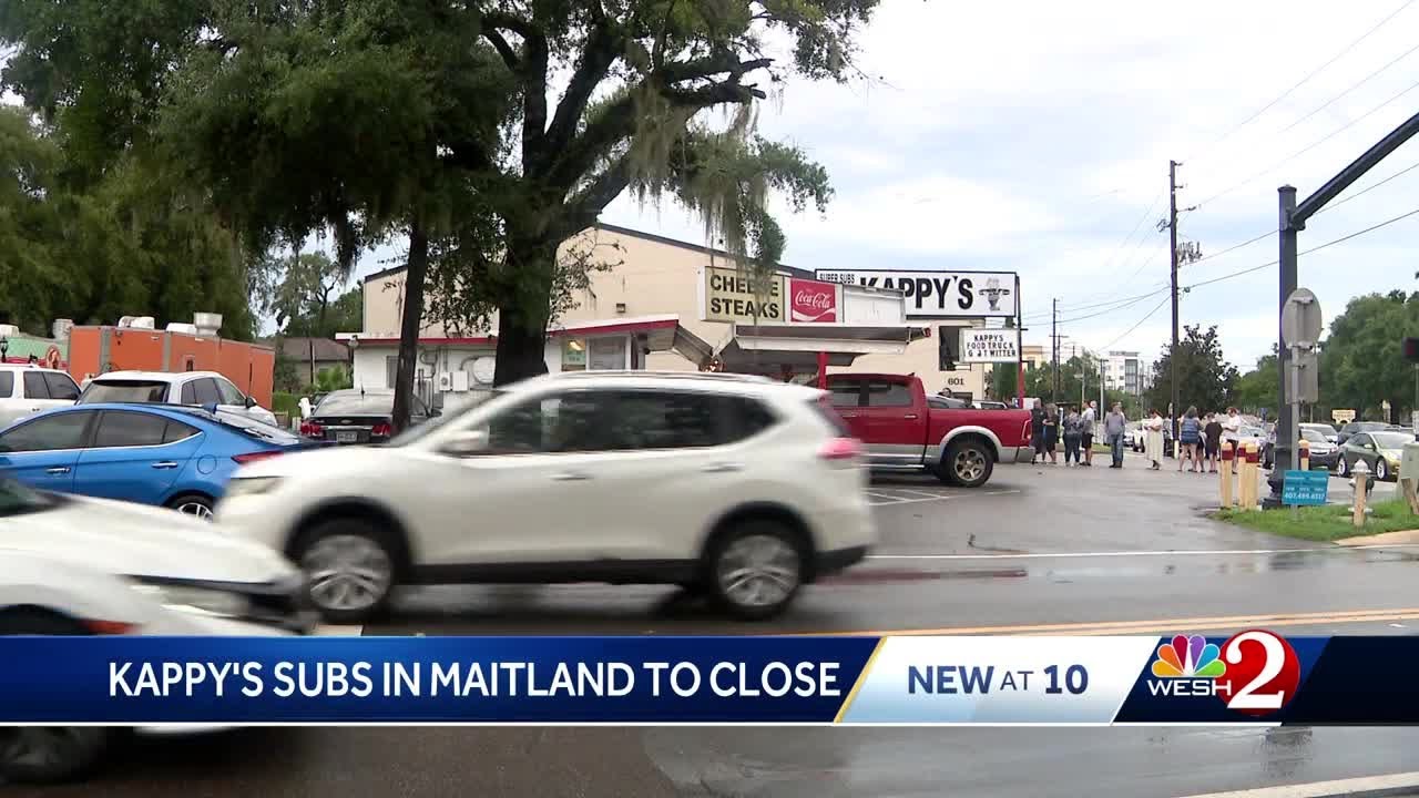 Kappys Subs in Maitland, Florida closing after over 50 years - YouTube