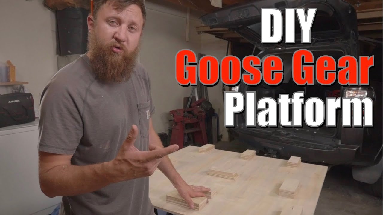 DIY goose gear platform (3rd row delete) - YouTube
