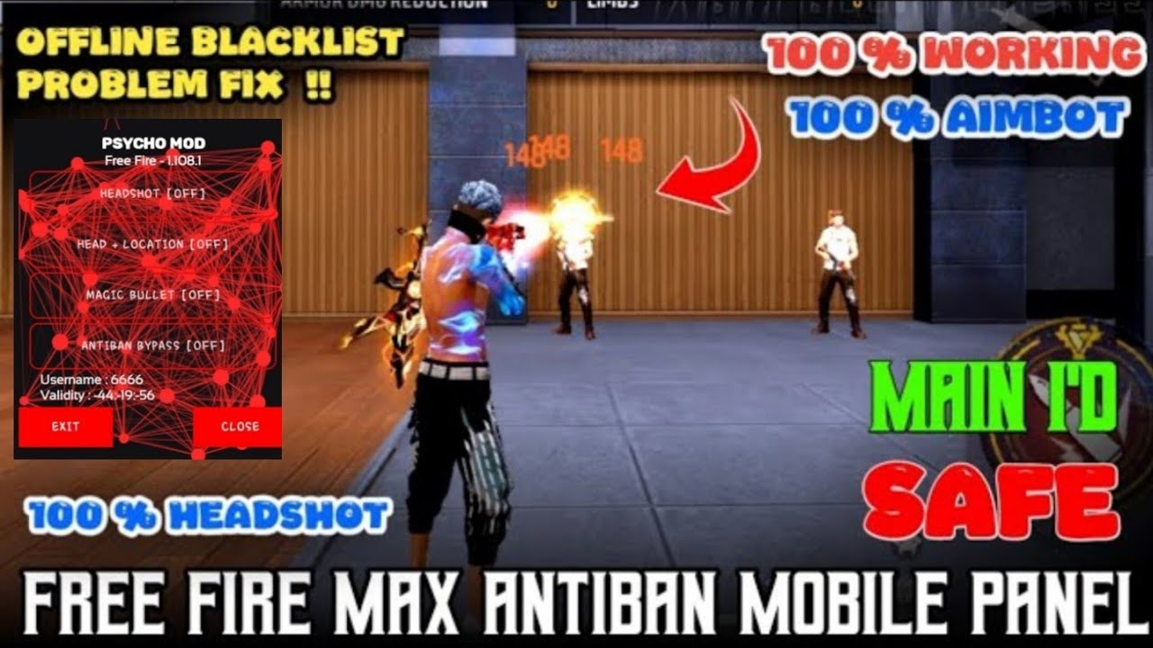 Free Fire Max Mobile Antiban Panel 📲 MAGIC BULLET 600 % Antiban All ...