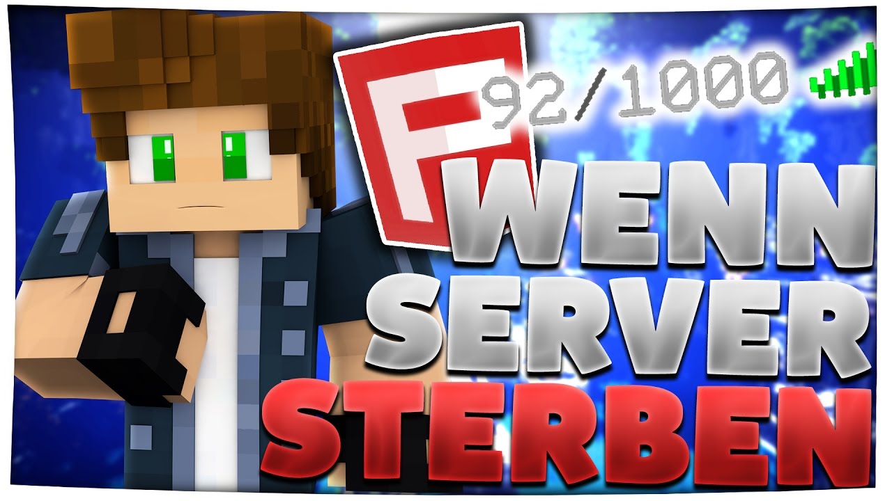 WENN MINECRAFT SERVER AUSSTERBEN... 🙁 - YouTube