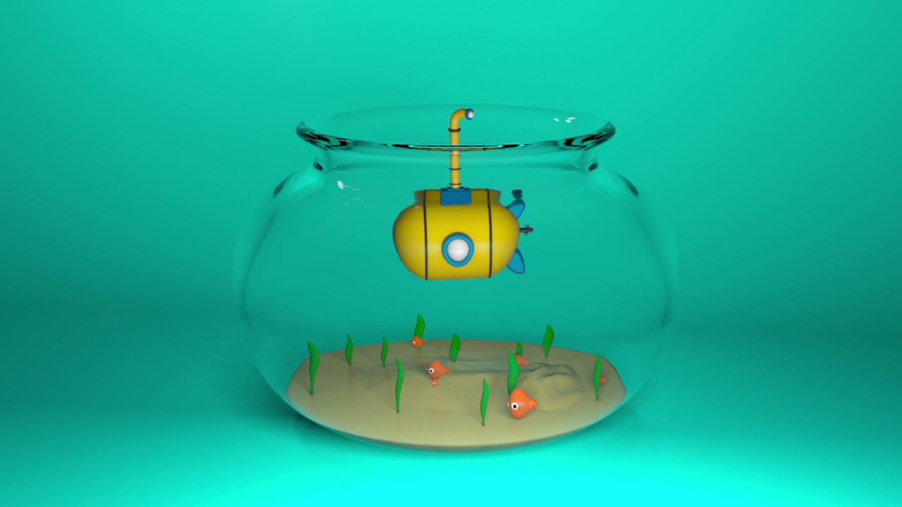 Cinema 4d - Fish Bowl Loop - YouTube