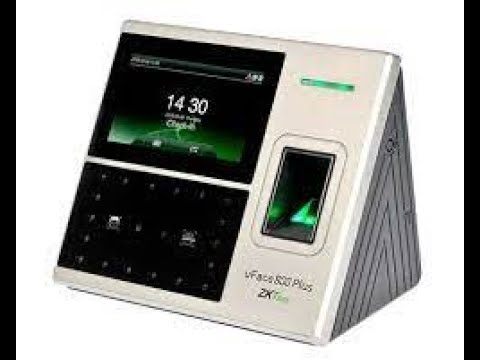 ZKTeco - uFace800 plus terminal révolutionnaire multi-biométrique - YouTube