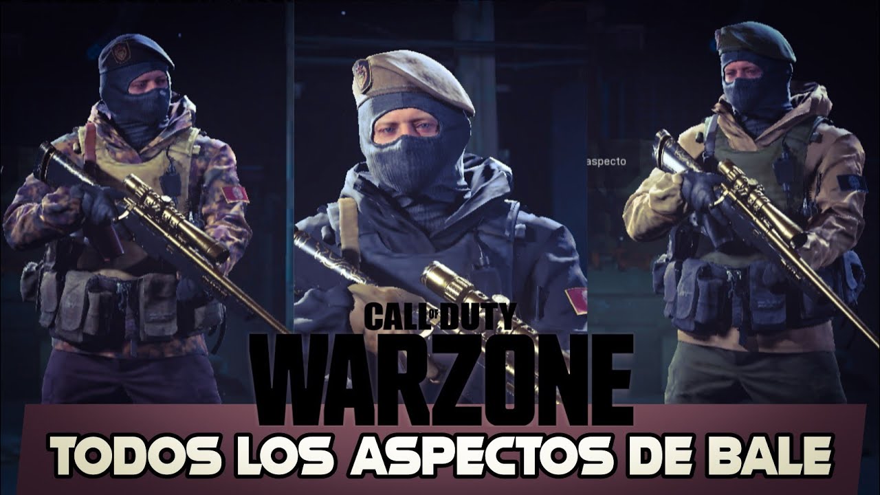 Como Desbloquear todos los Aspectos (Skin) del Operador BALE, Temporada ...