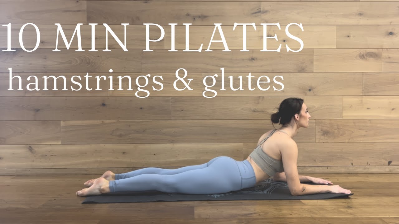 10 MIN POWER PILATES | hamstrings & glutes | - YouTube