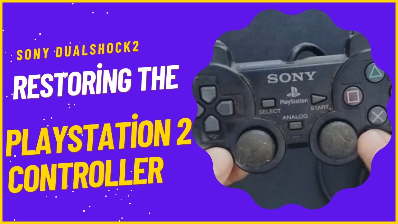 Restoring the PlayStation 2 Sony Dualshock2 Controller | Ps2 Kol Bakımı ...