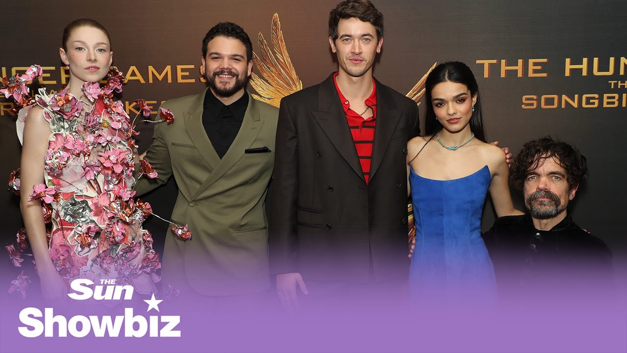 The cast of The Hunger Games The Ballad of Songbirds & Snakes at New ...