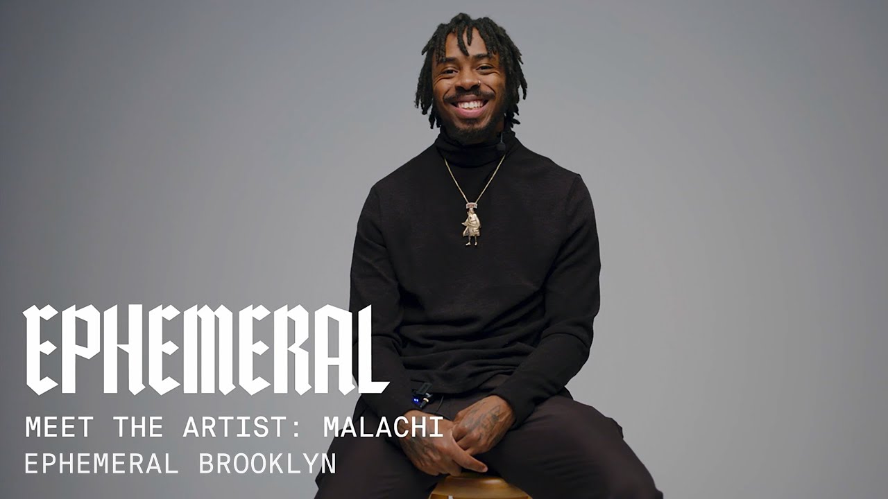 Meet the Artist: Malachi at Ephemeral Brooklyn - YouTube