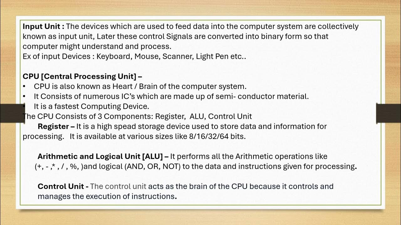 computer System - YouTube