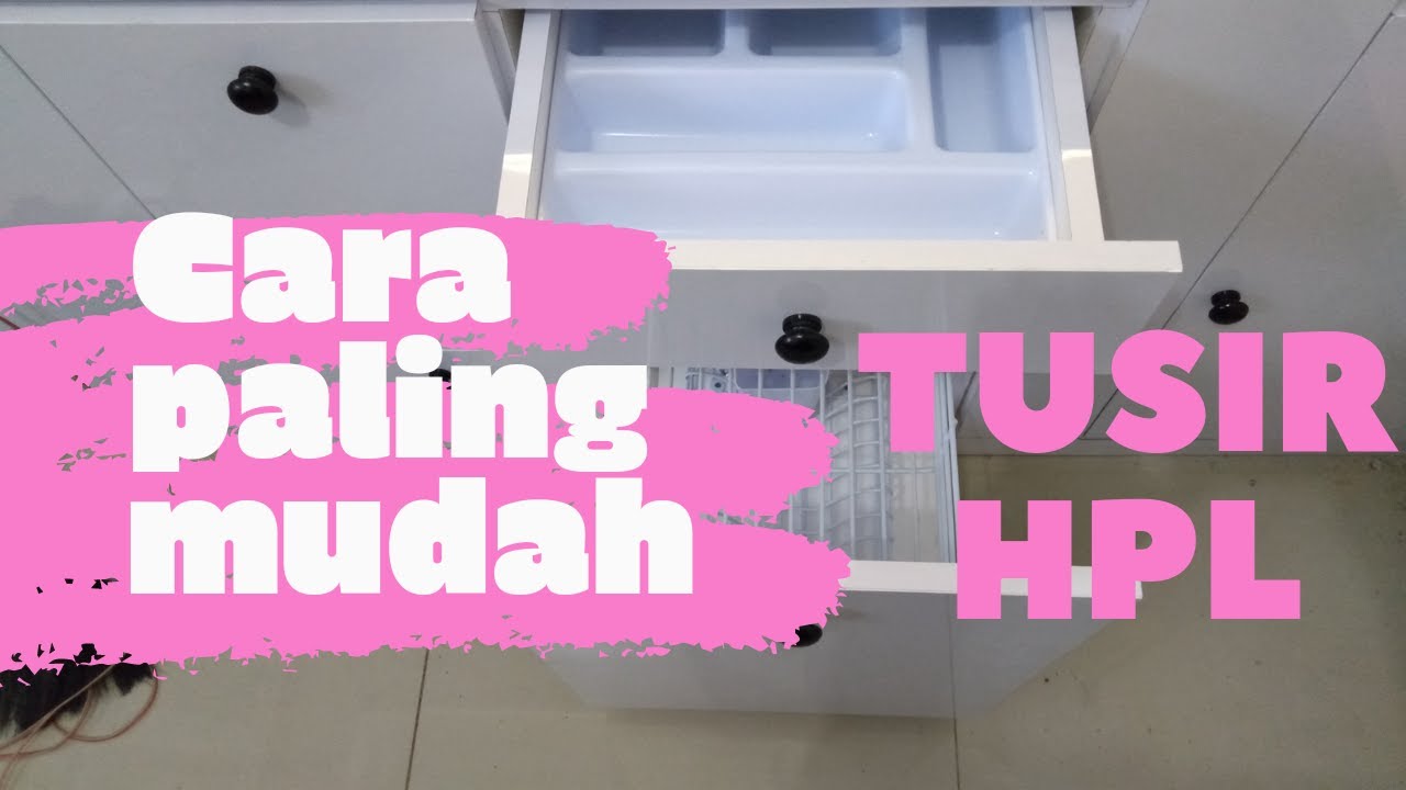 CARA TUSIR UJUNG HPL 100% RAPIH - YouTube