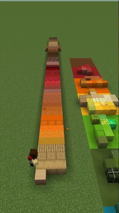 Colour gradient in Minecraft - YouTube