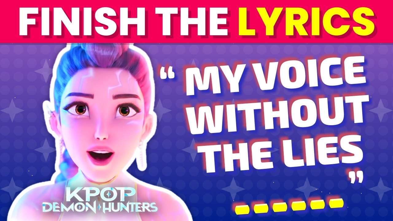 Only True Fans Can Finish the Lyrics! 🎵🔥 | Ultimate KPop Demon Hunters ...