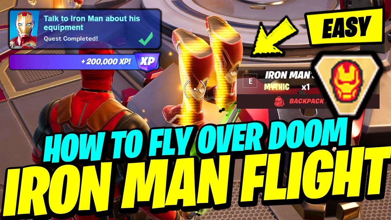 How to EASILY Fly Over Castle Doom with Iron Man's Flight Kit & Get ...