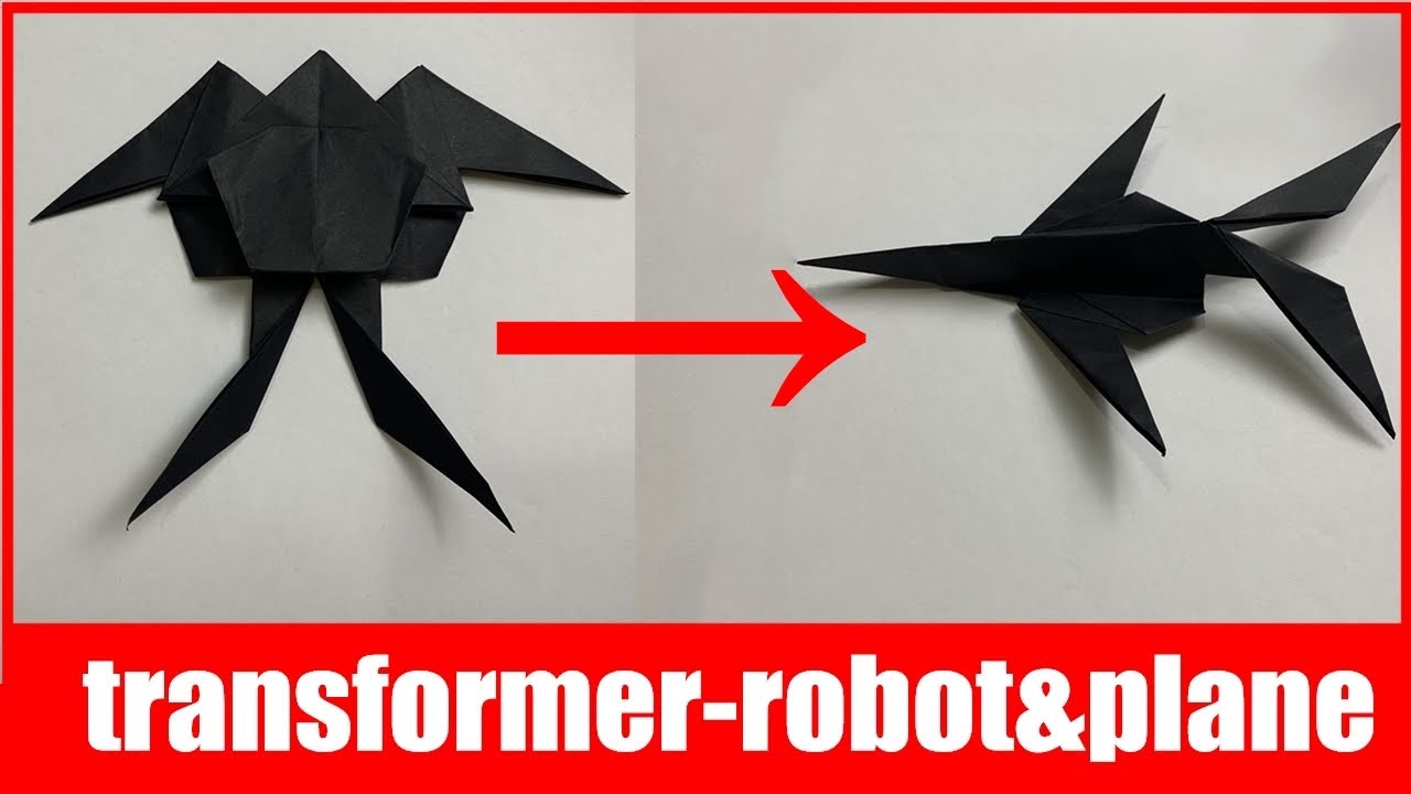 How to Make a Paper Transformer | DIY Transformer that Turns into Plane ...