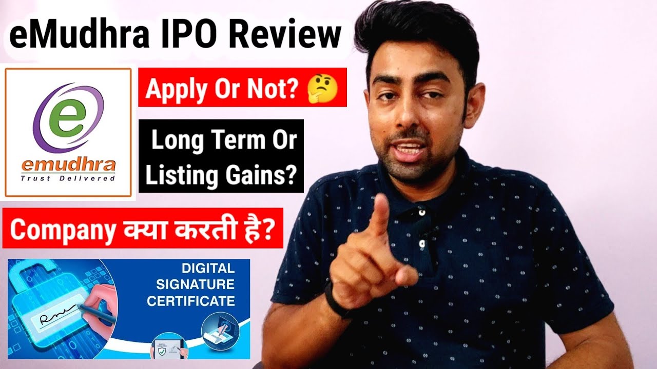 eMudhra Limited IPO Review | Apply Or Not? | Jayesh Khatri - YouTube