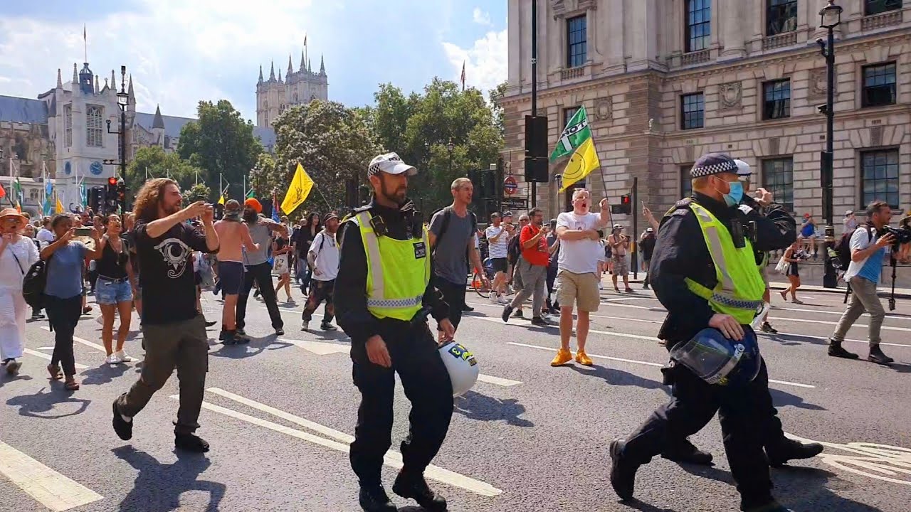 Unedited Walking Tour on "FREEDOM DAY" | Anti - Lockdown Protest as ...