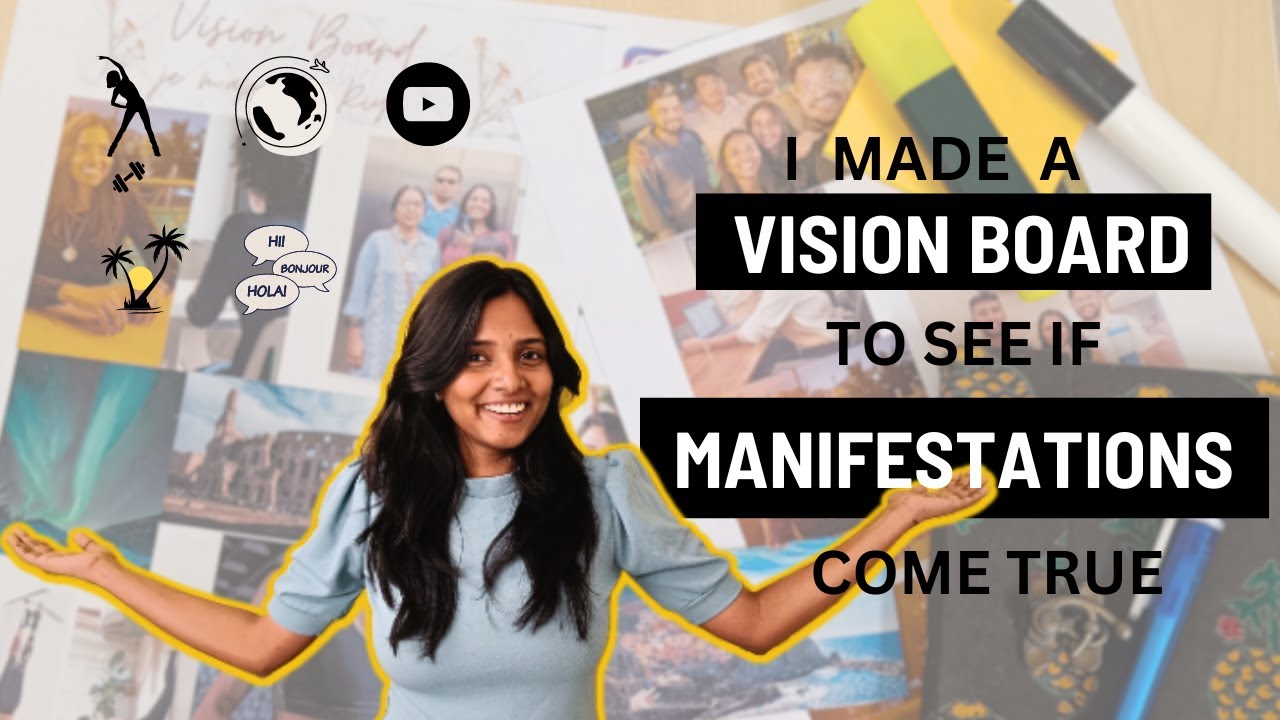 I made a Vision Board to see if Manifestations come true! - YouTube