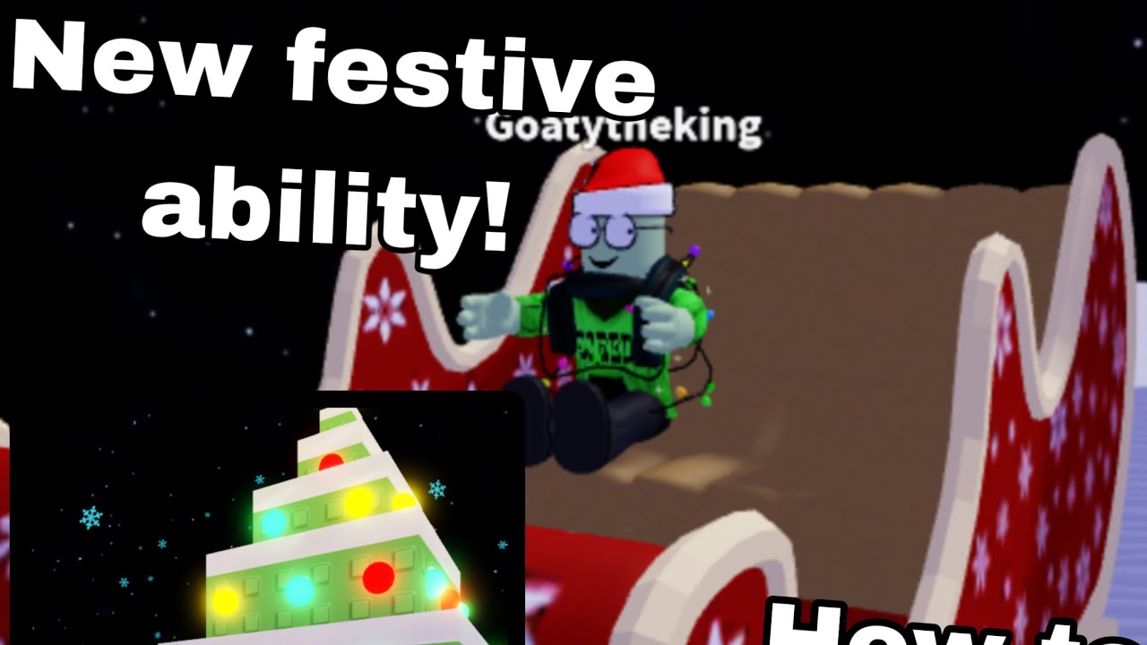 How to get festive ability in ability wars - YouTube