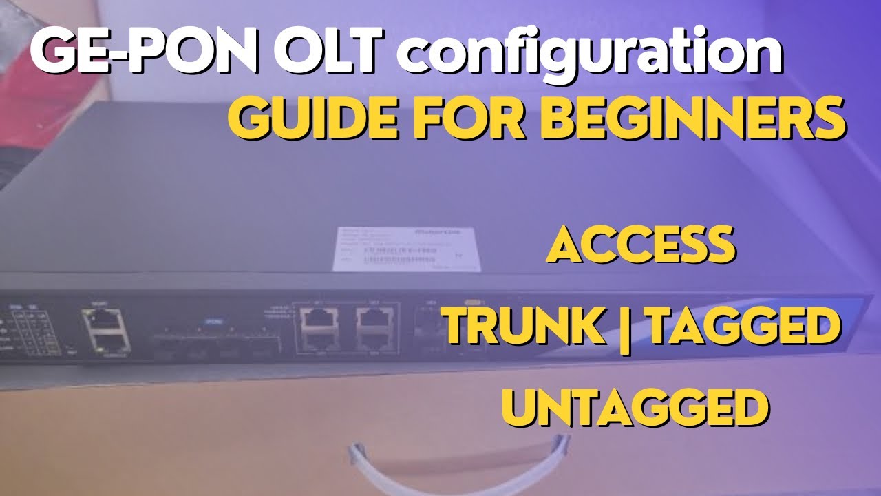 RicherLink OLT Configuration | VLAN Setup for ISP network | #olt #ftth ...
