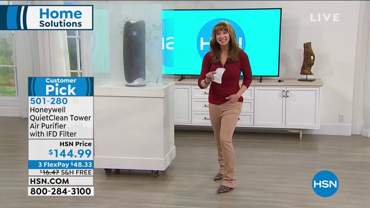 Honeywell QuietClean Tower Air Purifier with IFD Filter - YouTube