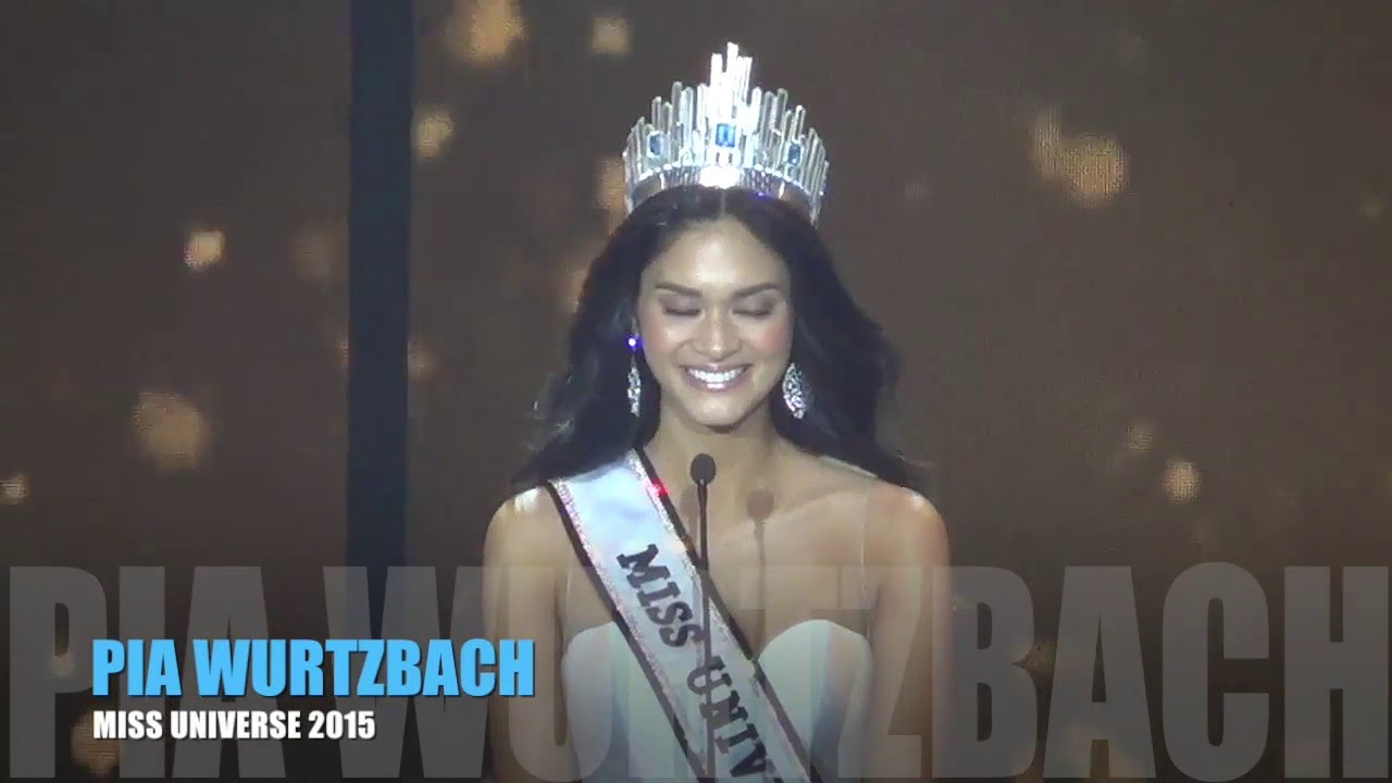 Pia Wurtzbach's farewell speech as Miss Universe-Philippines - YouTube
