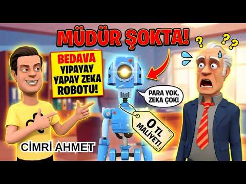 Okulun En Cimri Öğrencisi Yapay Zeka Robot Yaparsa | Müdür Şokta  #komikvideolar #babamerhaba
