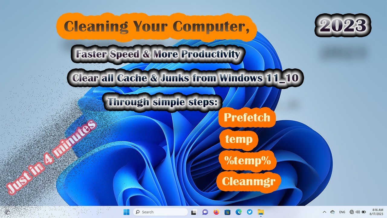 How to Clean Ur PC Boost Your Computer's Speed and Productivity ...