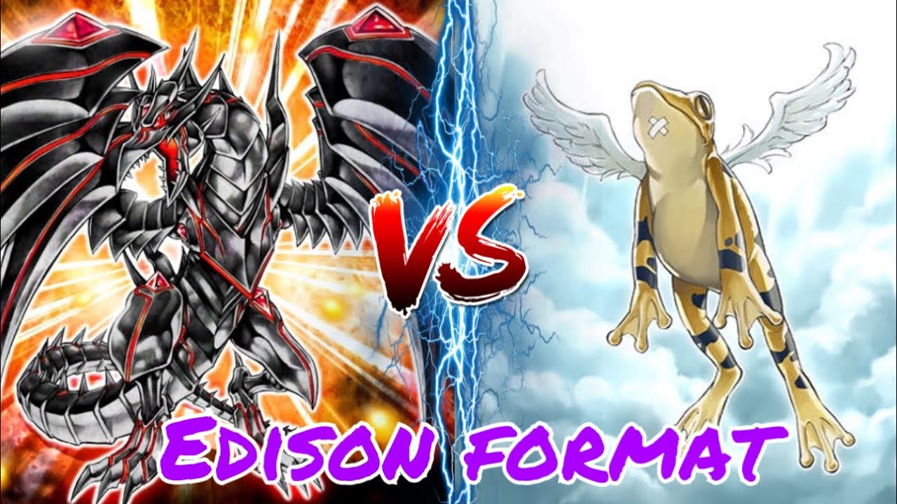 Disaster Dragon vs Hero frogs #edison #edisonformat #yugioh # ...