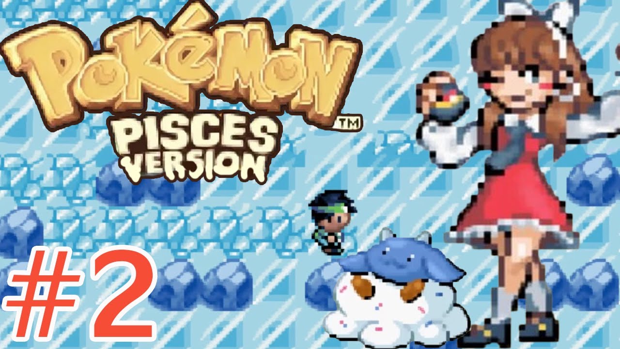 Pokemon Pisces gba #2 ตะลุยยิมแรก เอาชะน่วมก่อนสู้เลย ! - YouTube