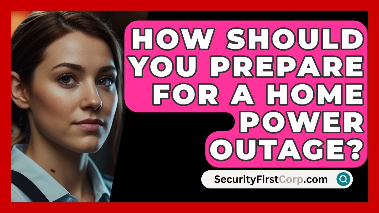 How Should You Prepare For A Home Power Outage? - SecurityFirstCorp.com ...