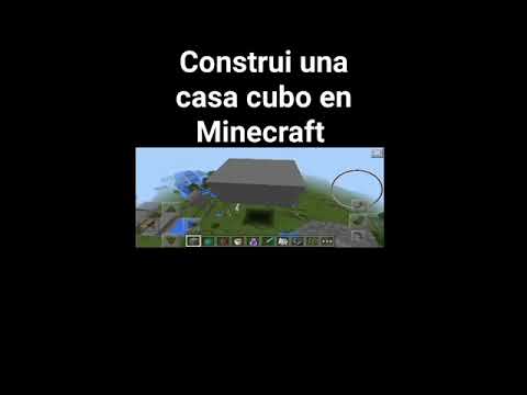 construí una casa cubo en Minecraft - YouTube