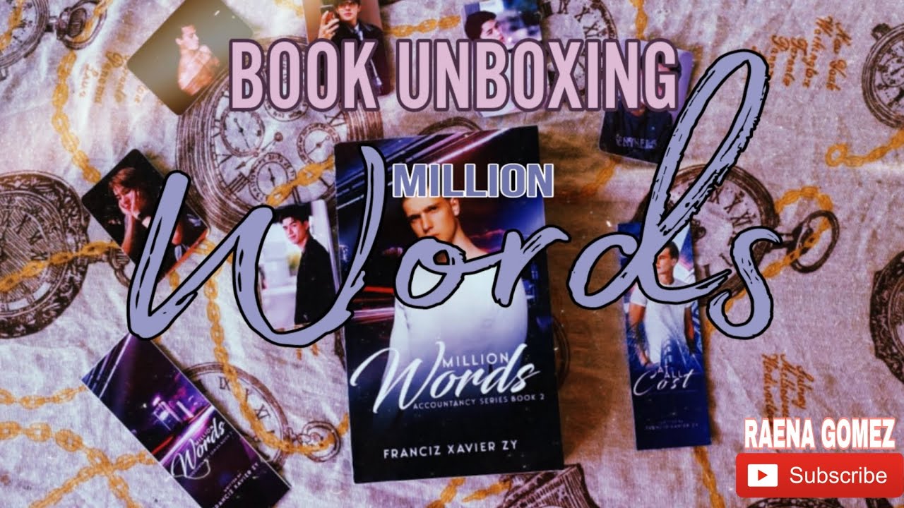 Million Words by Franciz Xavier Zy (Book Unboxing!!) | Raena Almeda ...