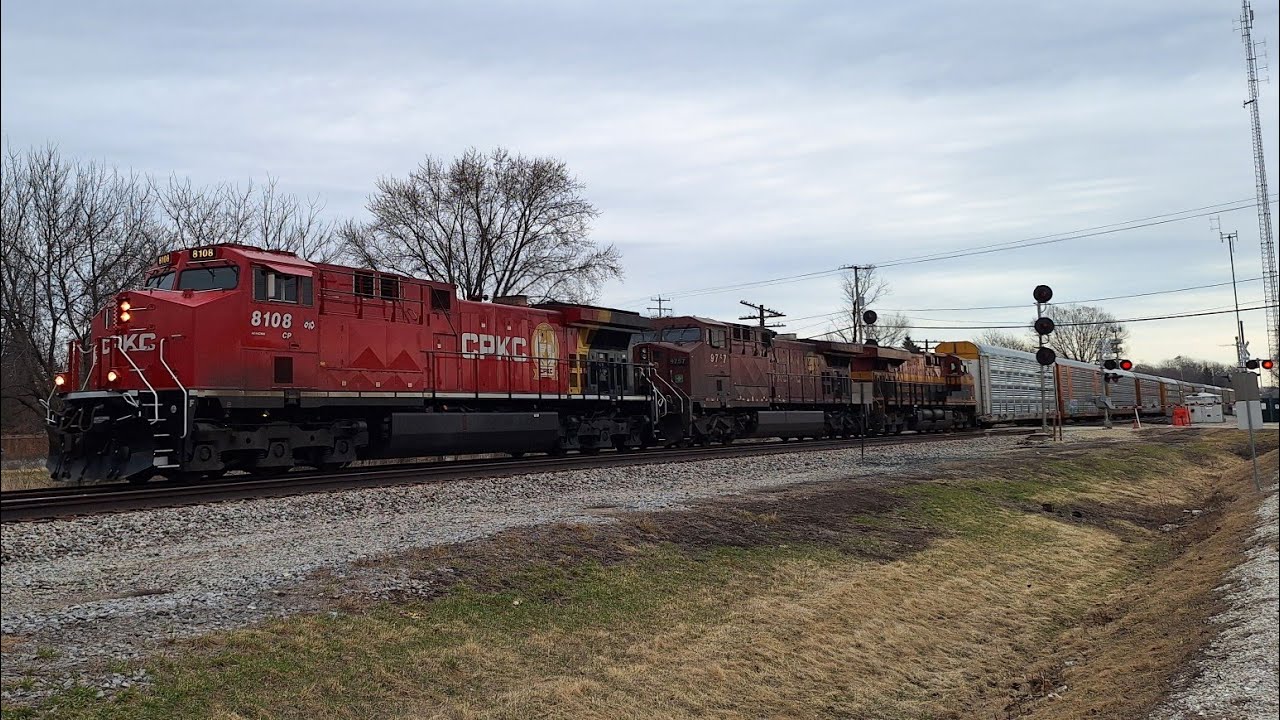 CPKC Painted Unit Leads 149! - YouTube