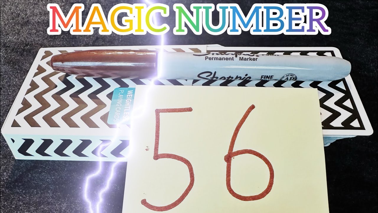 Magic Number card trick @AriesBlues - YouTube