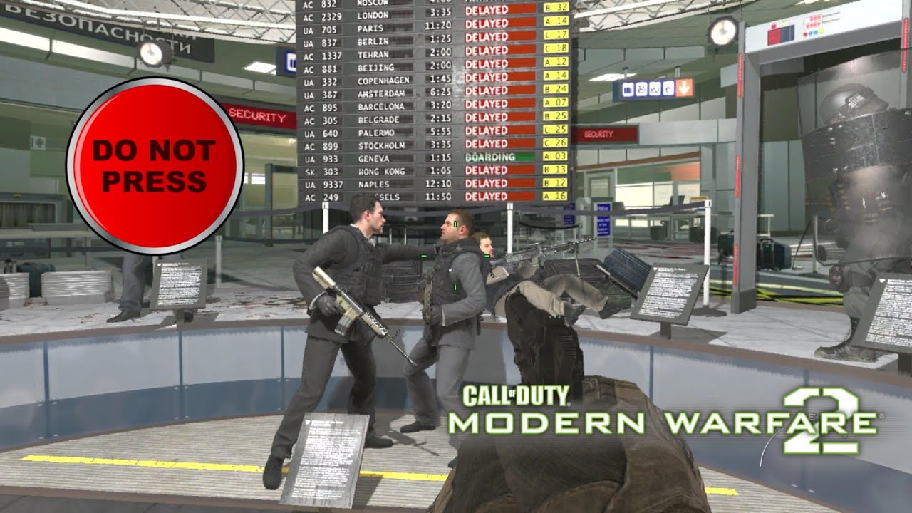 call of duty mw2 DO NOT PRESS BUTTON - YouTube