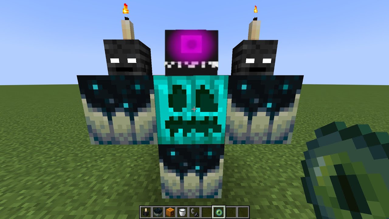 what if you create a WARDEN ICE WITHER in MINECRAFT - YouTube