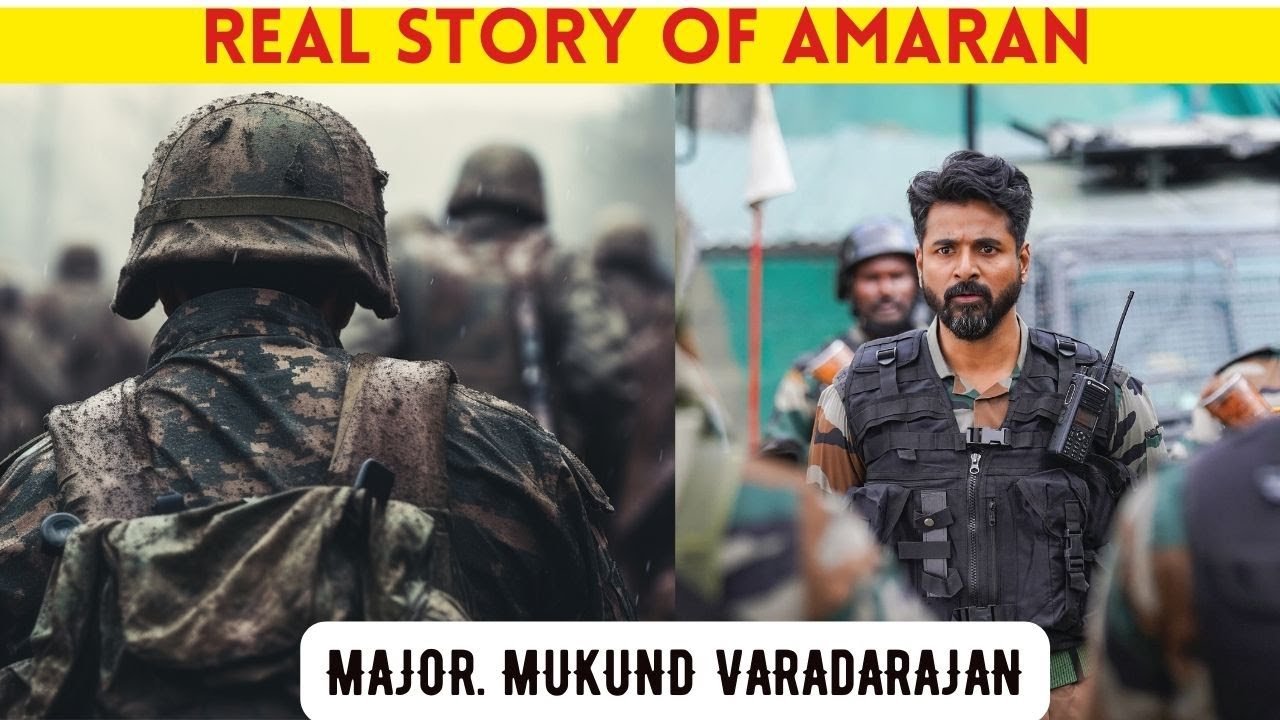 True story real Amaran | Major Mukund Varadarajan Real life story ...