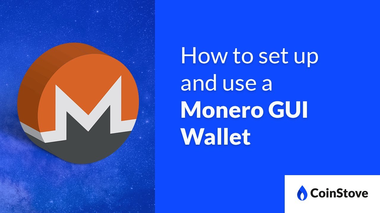 How to properly set up and use a Monero GUI wallet - YouTube