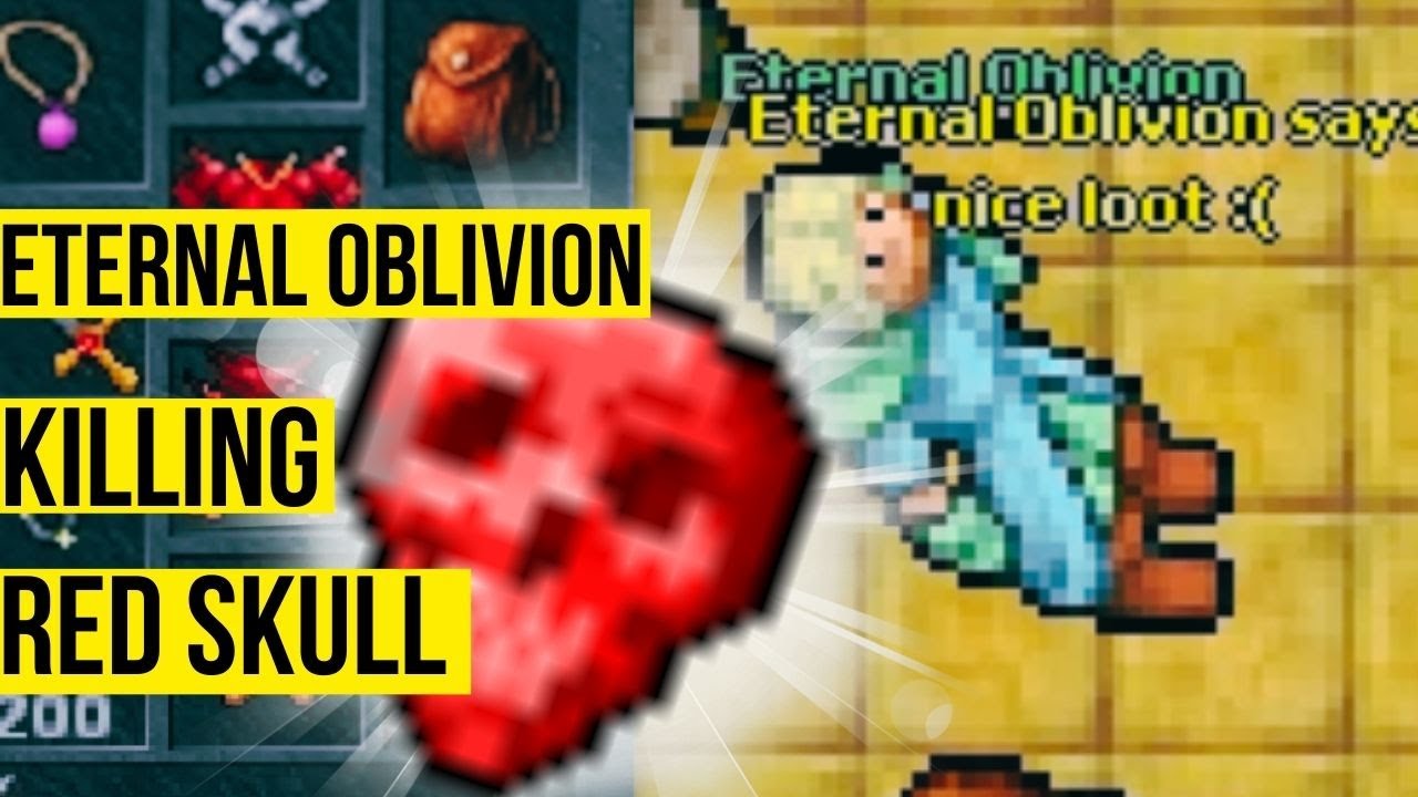 Tibia Retro - ETERNAL OBLIVION VS. RED SKULL (7.6 AMERA) - YouTube