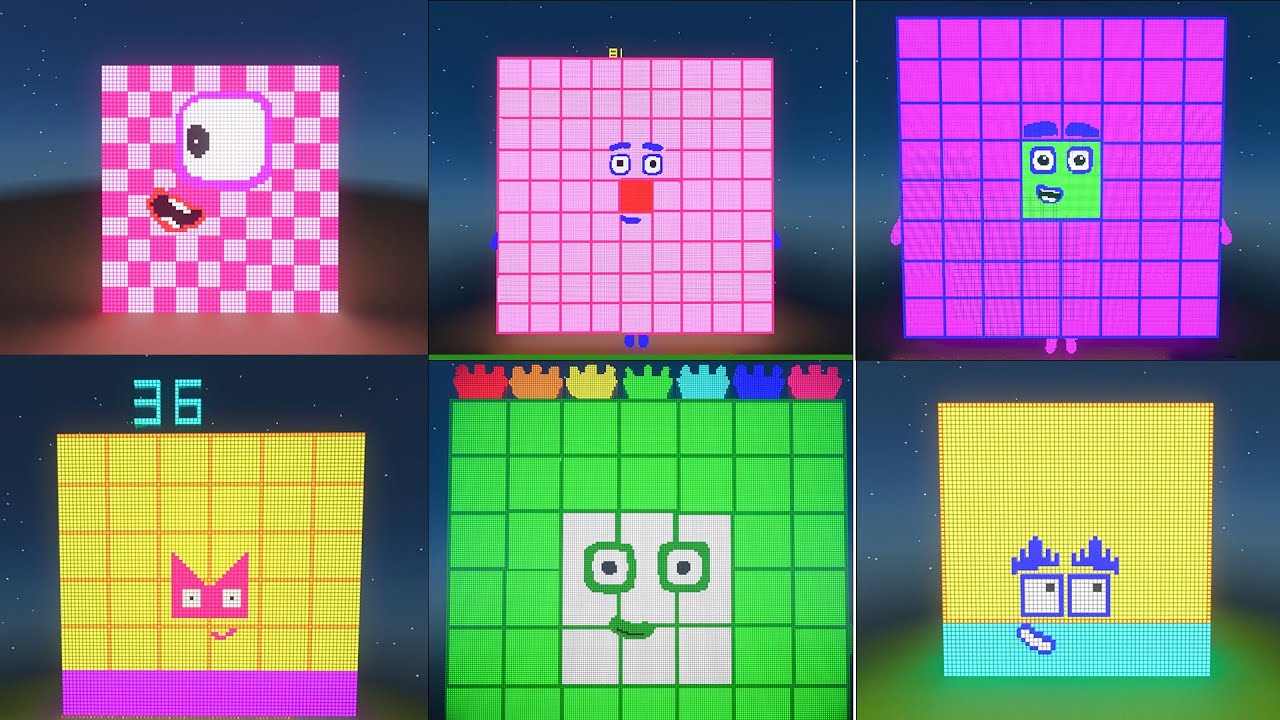 Numberblocks Square Club (Block Design) - YouTube