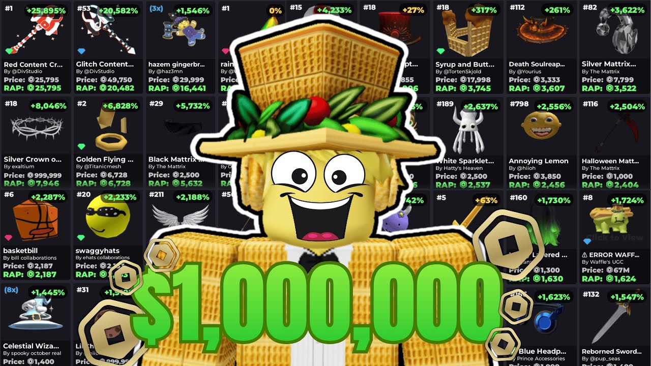 Selling My Free UGC Collection Worth $1,000,000 Robux! - YouTube